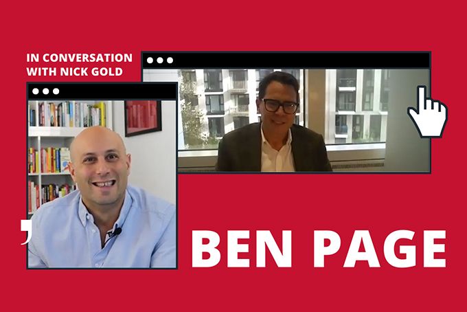 CEO of Ipsos MORI Ben Page In Conversation with Nick Gold | Speakers Corner